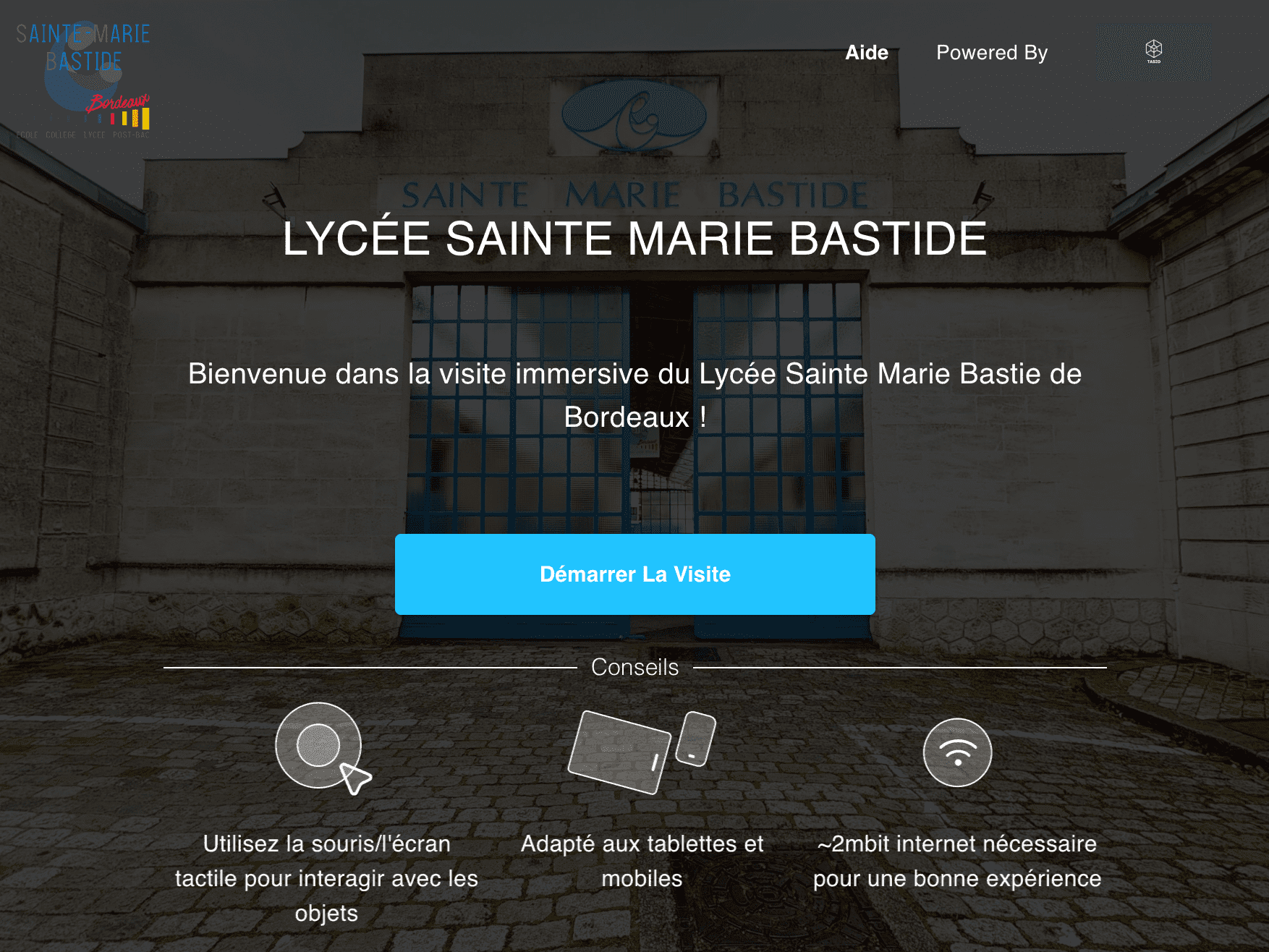 Visite immersive du lycée - Ensemble Scolaire Sainte-Marie Bastide